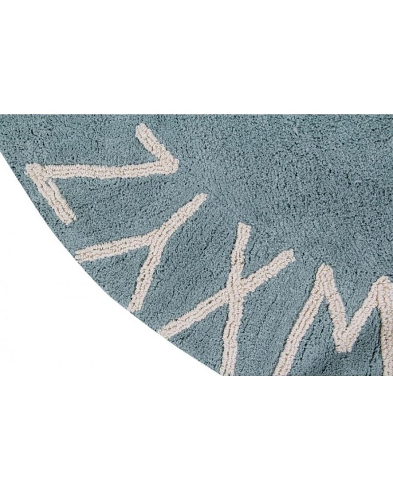 LORENA CANALS cotton round rug alphabet (vintage blue) Best Price